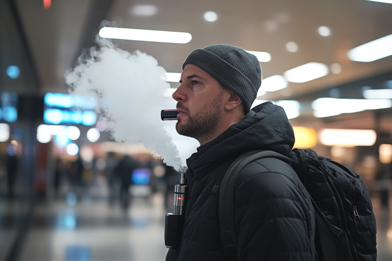 Voyager avec une puff 9K tornado en avion : La réglementation